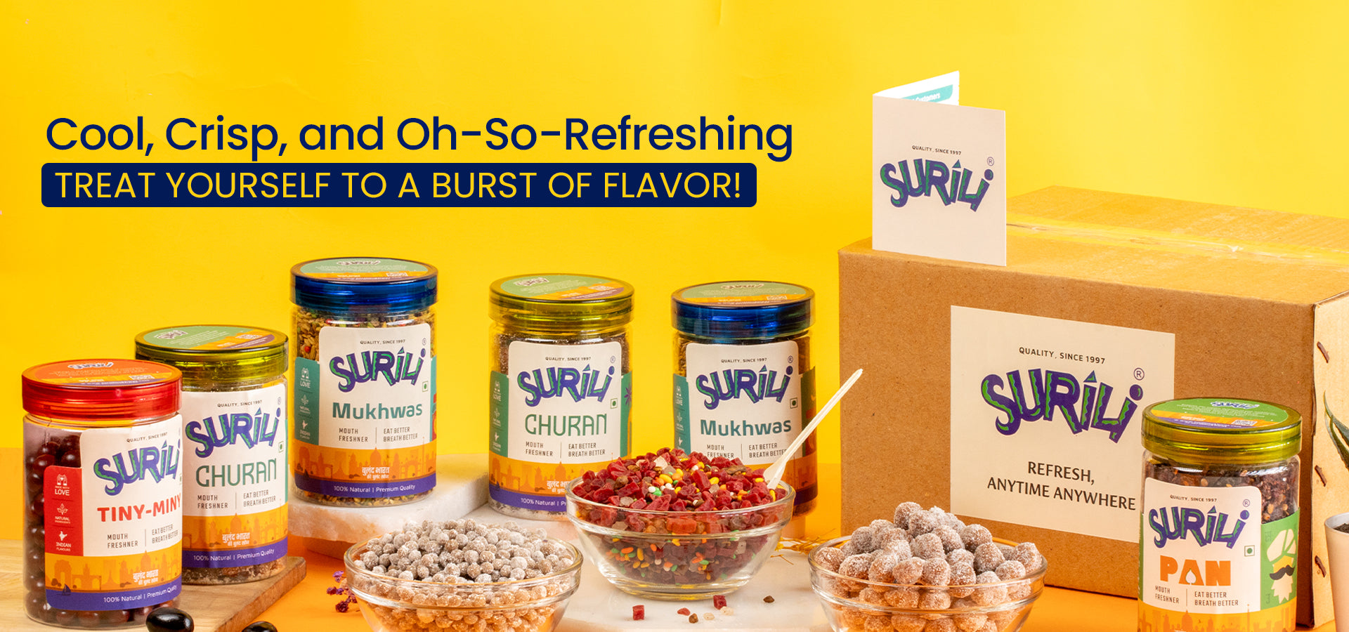 Surili Mukhwas - Premium Mouth Fresheners with Authentic Flavors ...